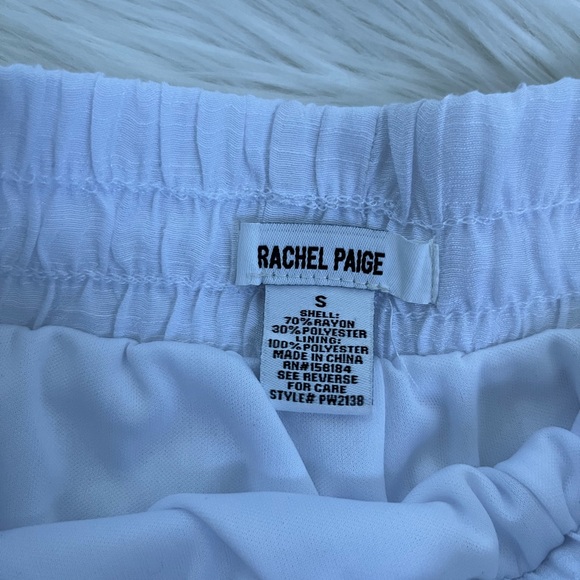Rachel Paige | Pants & Jumpsuits | Rachel Paige Tiered White Palazzo Pants Wide Leg Nwt | Poshmark